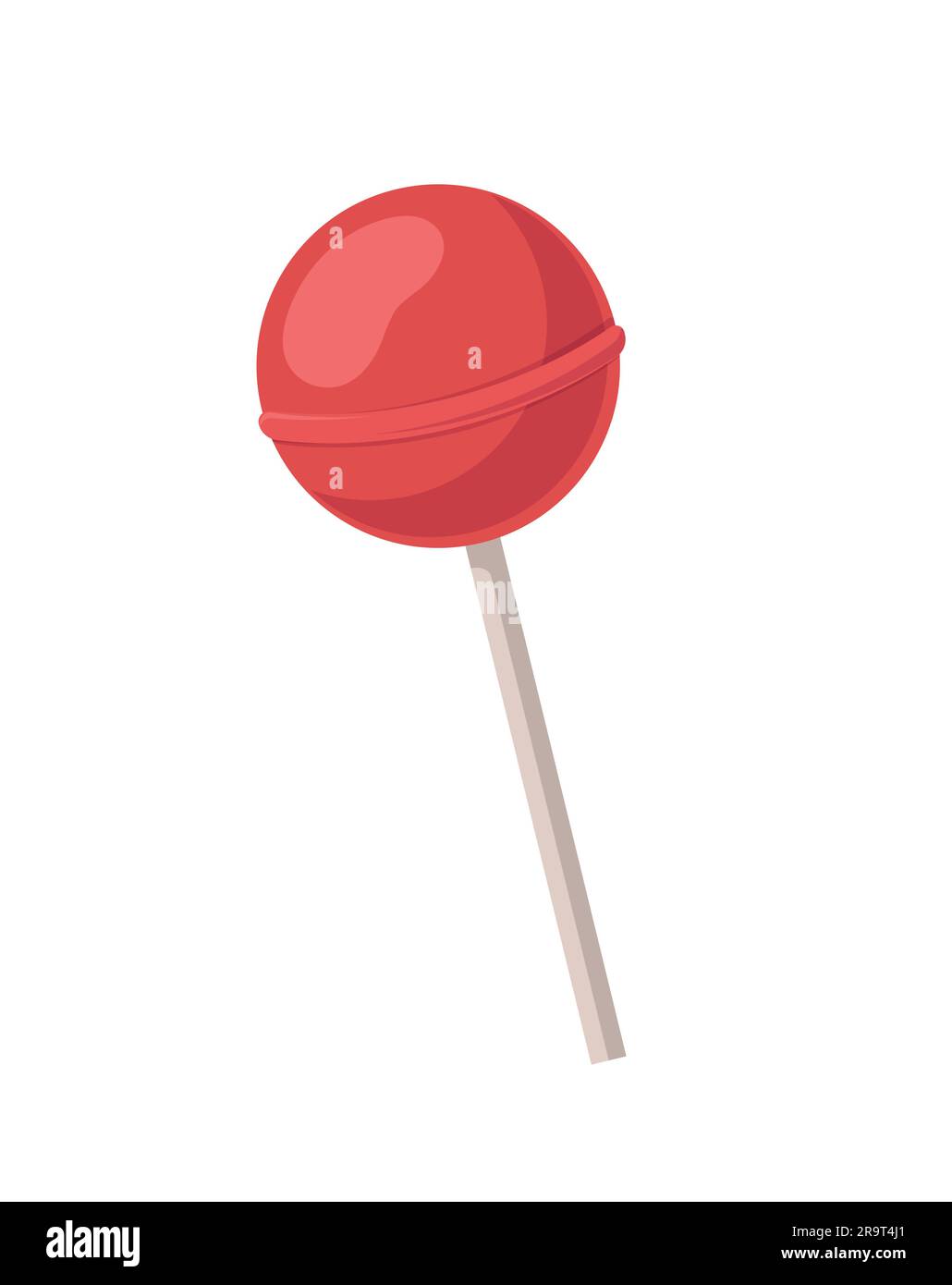 Confectionery concept red white Stock Vector Images - Alamy