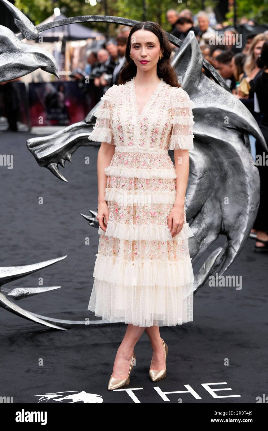 Aisha Fabienne Ross poses for photographers upon arrival at the World ...