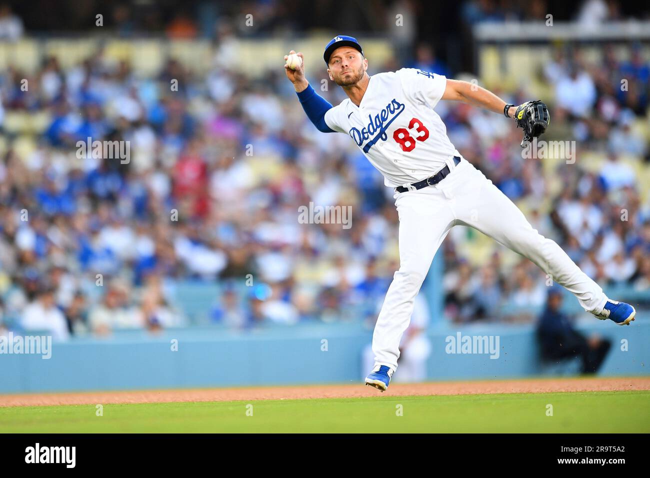 LOS ANGELES, CA - JUNE 17: Los Angeles Dodgers third baseman Michael ...