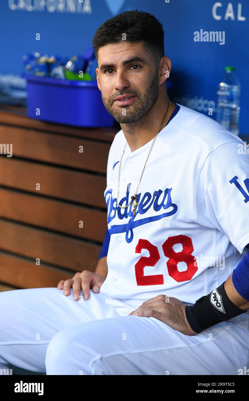 LOS ANGELES, CA - JUNE 17: Los Angeles Dodgers designated hitter J.D ...