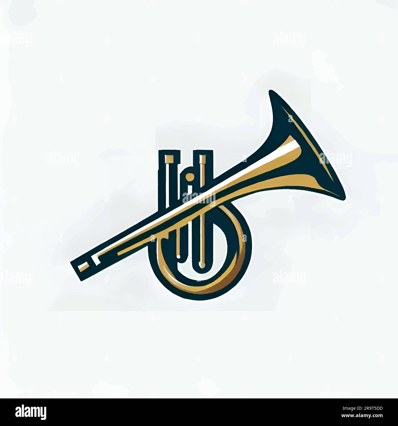 Trombone background Stock Vector Images - Alamy