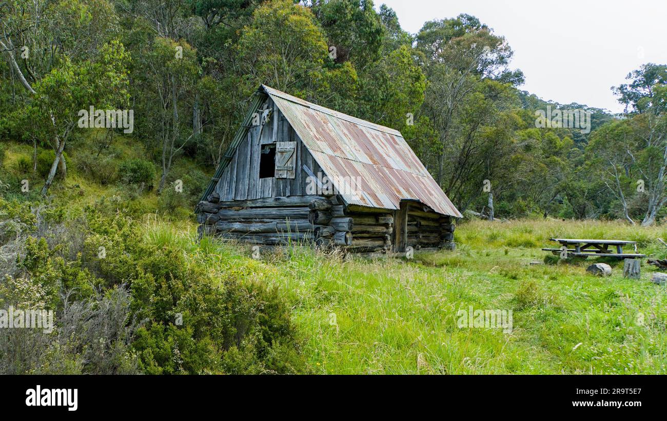 A quaint, wooden cabin located near Dibbin's Hut within the Alpine ...