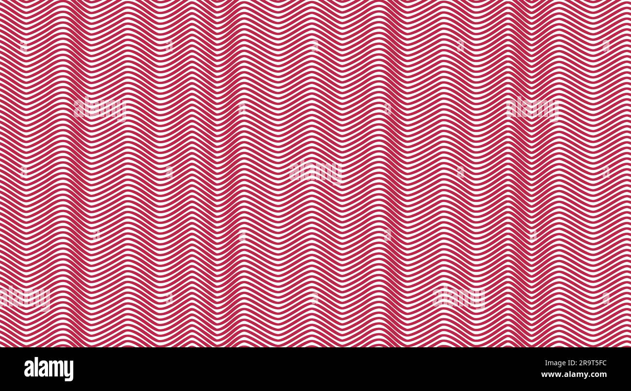 Abstract warped striped background. Curved twisted wavy lines pattern ...