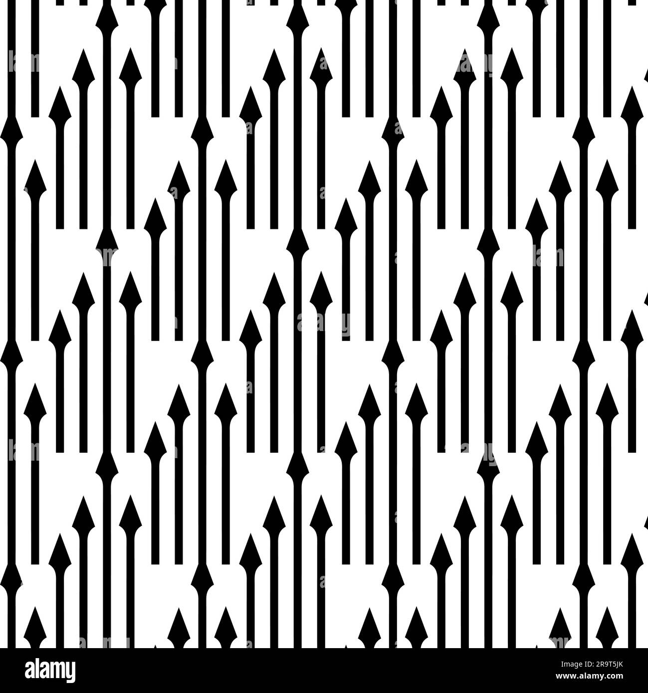 Doodle arrows seamless pattern Vector illustration Isolated Stock Vector Image & Art - Alamy