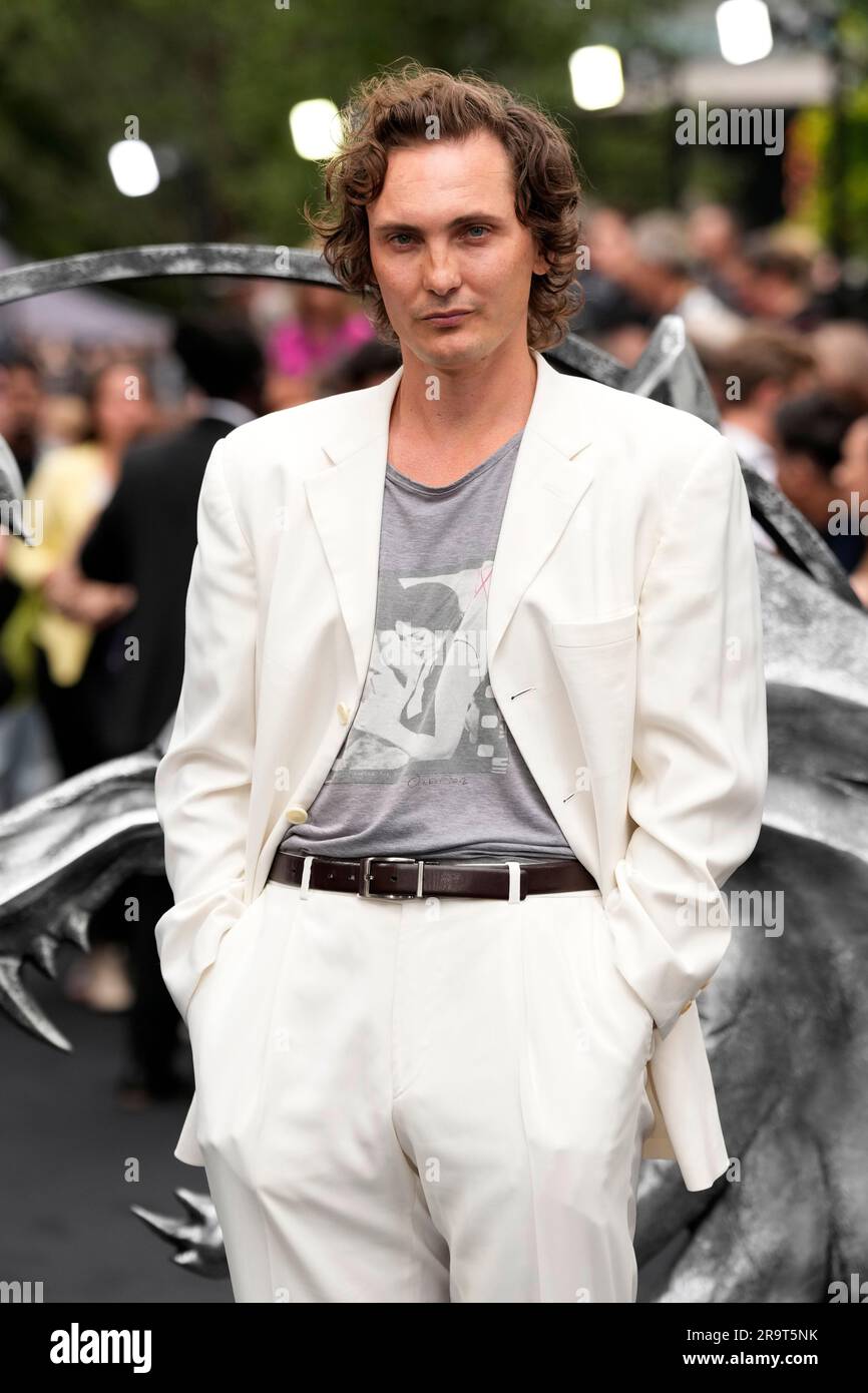 Eamon Farren poses for photographers upon arrival at the World premiere ...