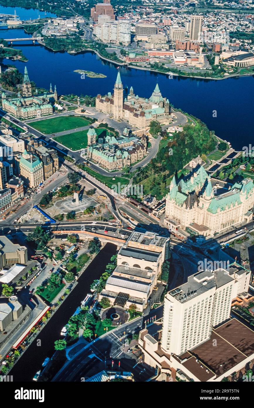 Aerial image of Ottawa and area, Ontario, Canada Stock Photo - Alamy