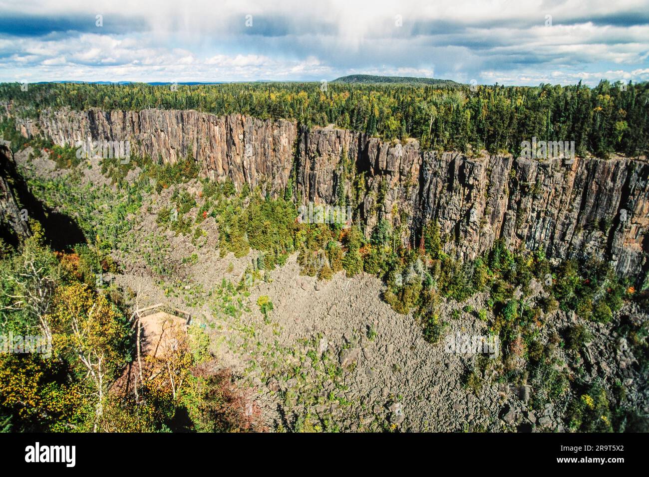 Aerial image of Ouimet Canyon, Ontario, Canada Stock Photo - Alamy