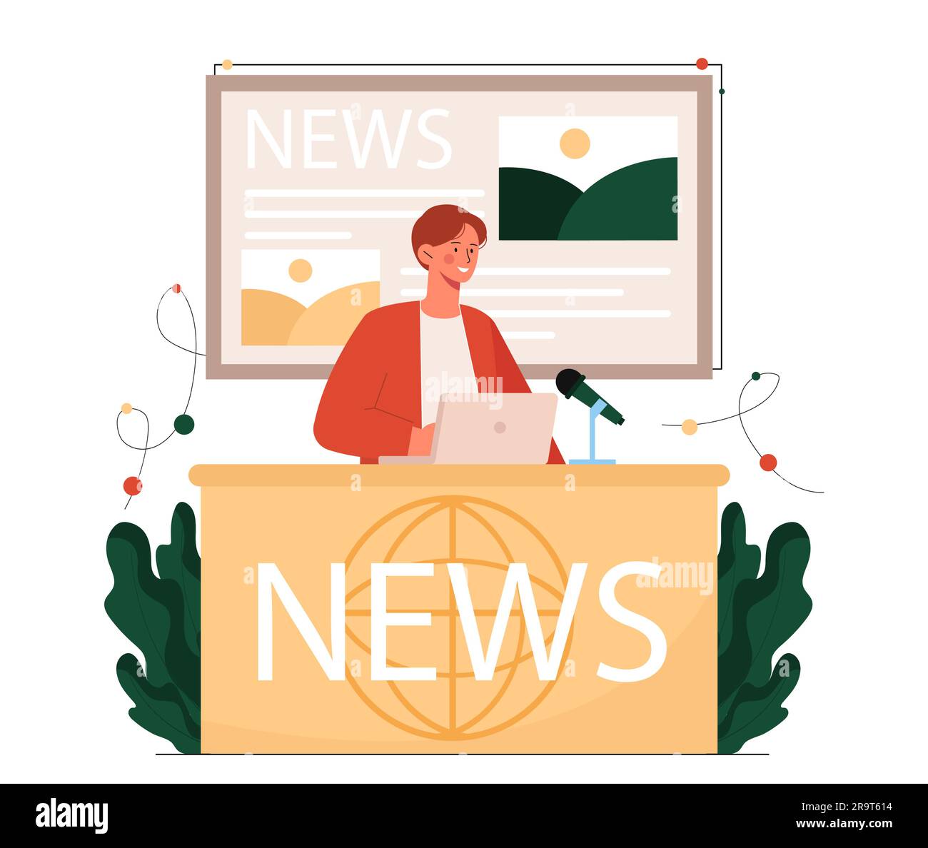 News screensaver Cut Out Stock Images & Pictures - Alamy