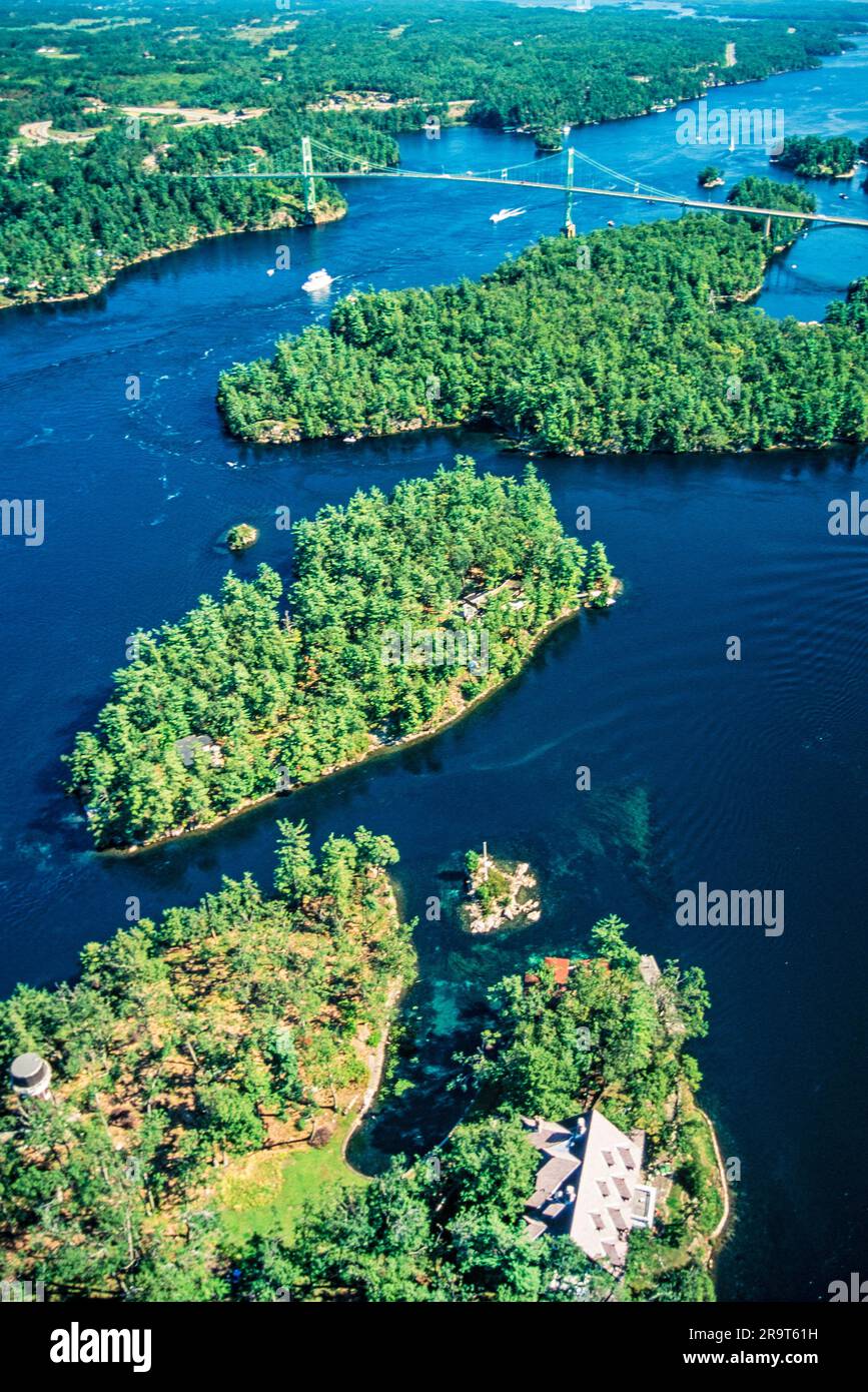 Thousand islands ontario aerial hi-res stock photography and images - Alamy