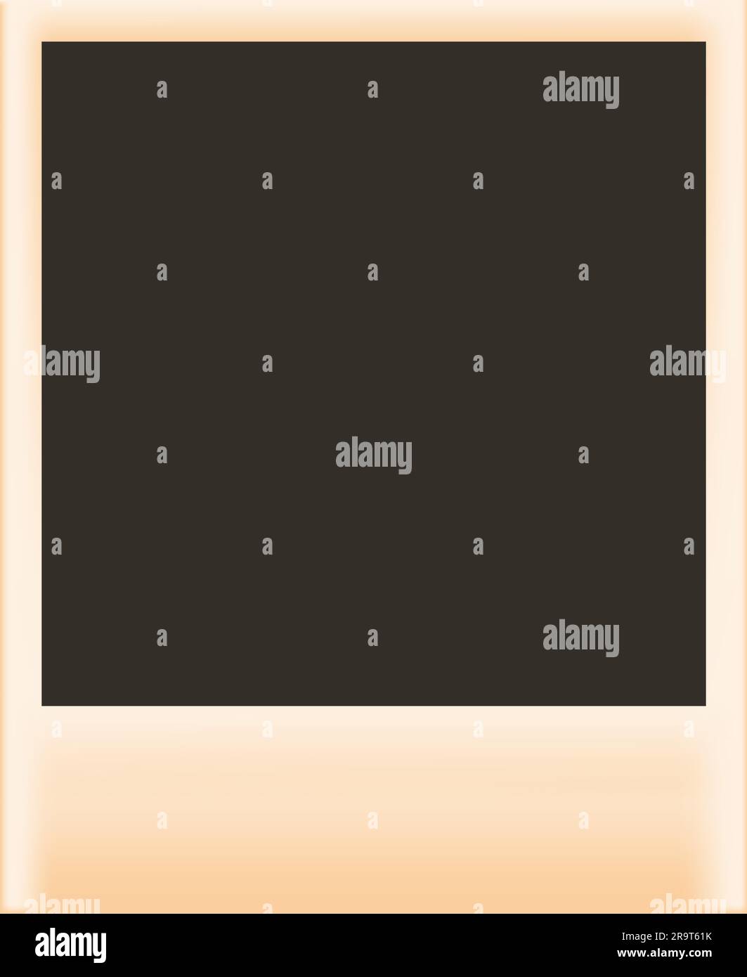 Instant photo Old photo frame. Vector illustration Isolated on white ...