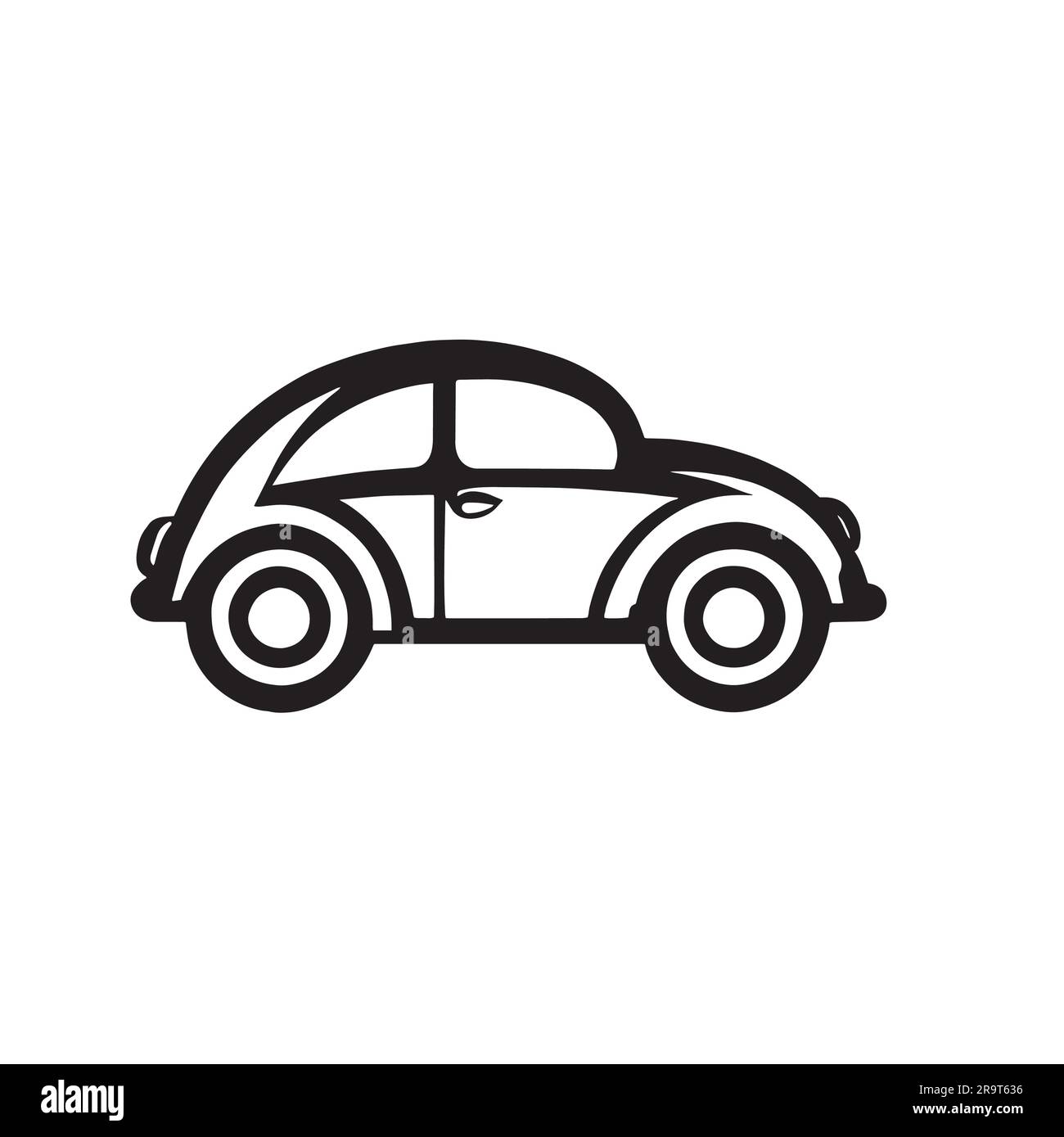Vw Beetle Clipart Black And White