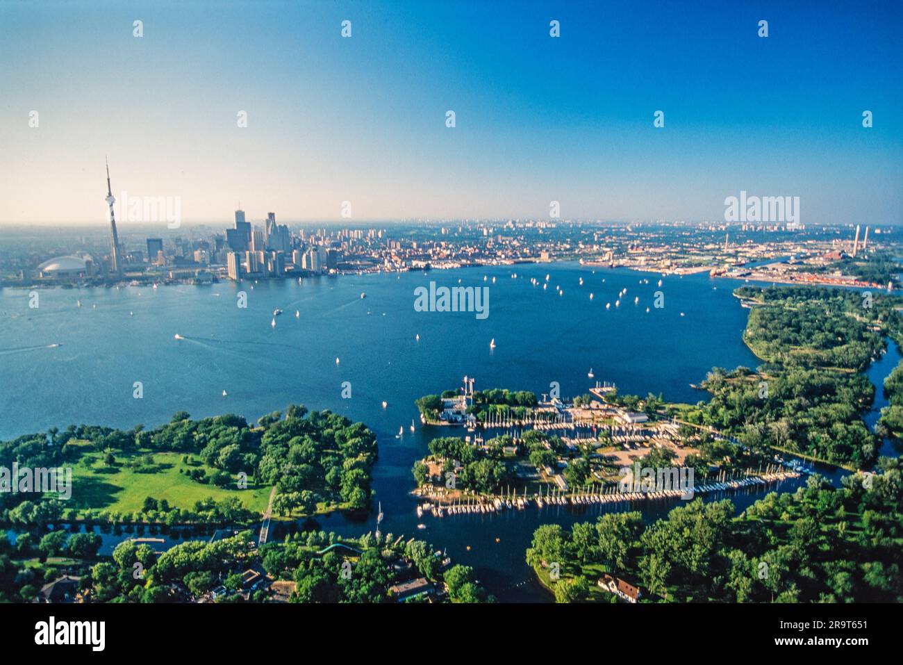 Aerial image of Toronto, Ontario, Canada Stock Photo - Alamy