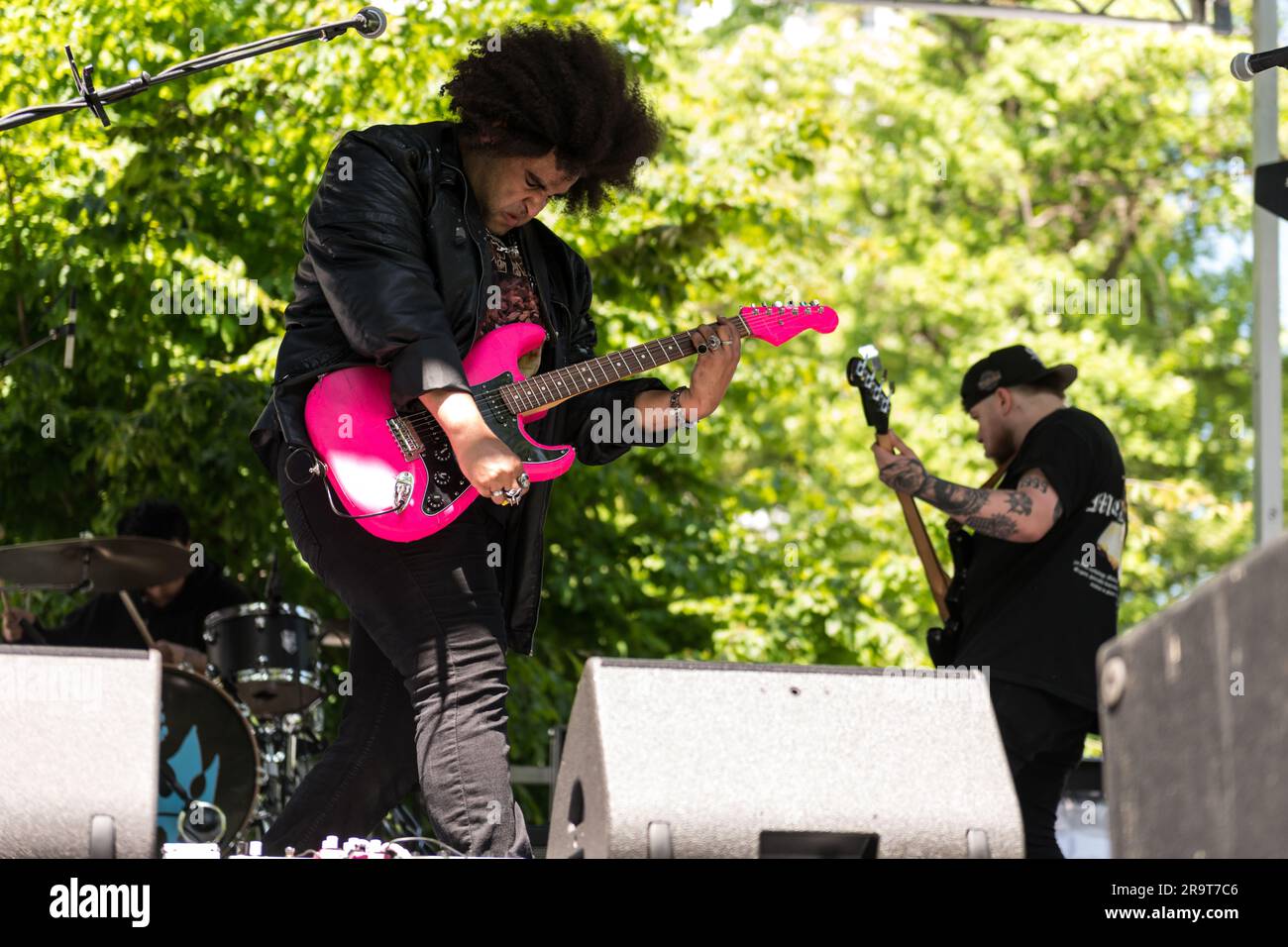 Seattle, USA. 20 May, 2023. Seattle band King Youngblood playing at a ...