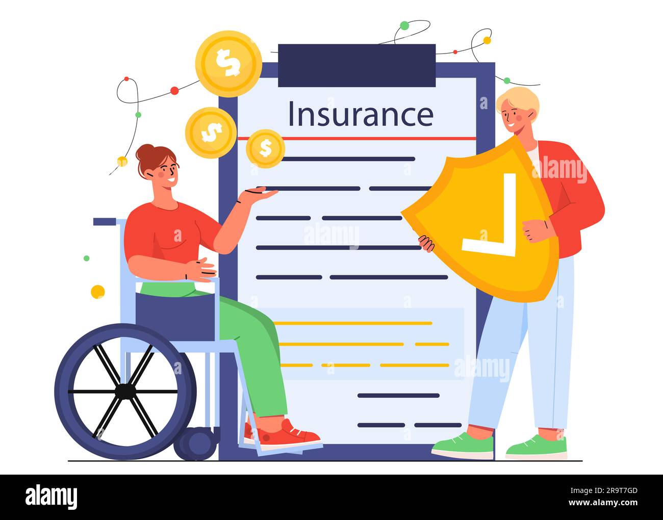 Disability insurance Stock Vector Images - Alamy