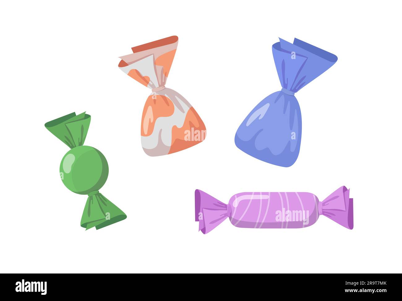 Set of sweets in packages Stock Vector Image & Art - Alamy