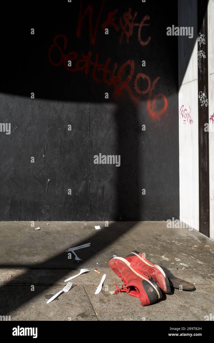 Graffiti seattle urban city hi-res stock photography and images - Alamy