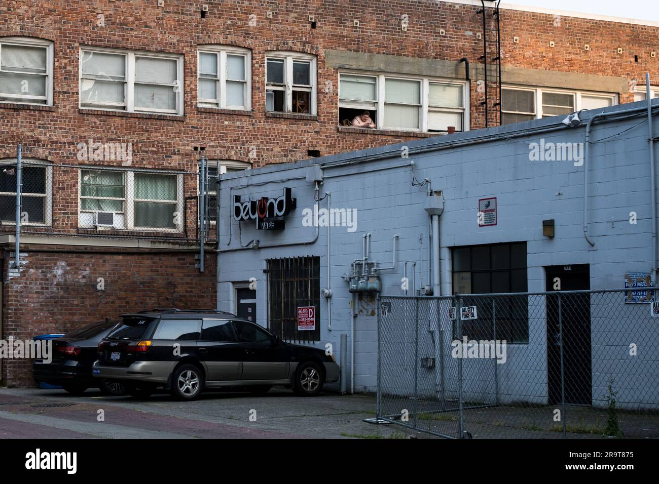 Seattle, USA. 17th May, 2023. Beyond Vape in Belltown Stock Photo - Alamy