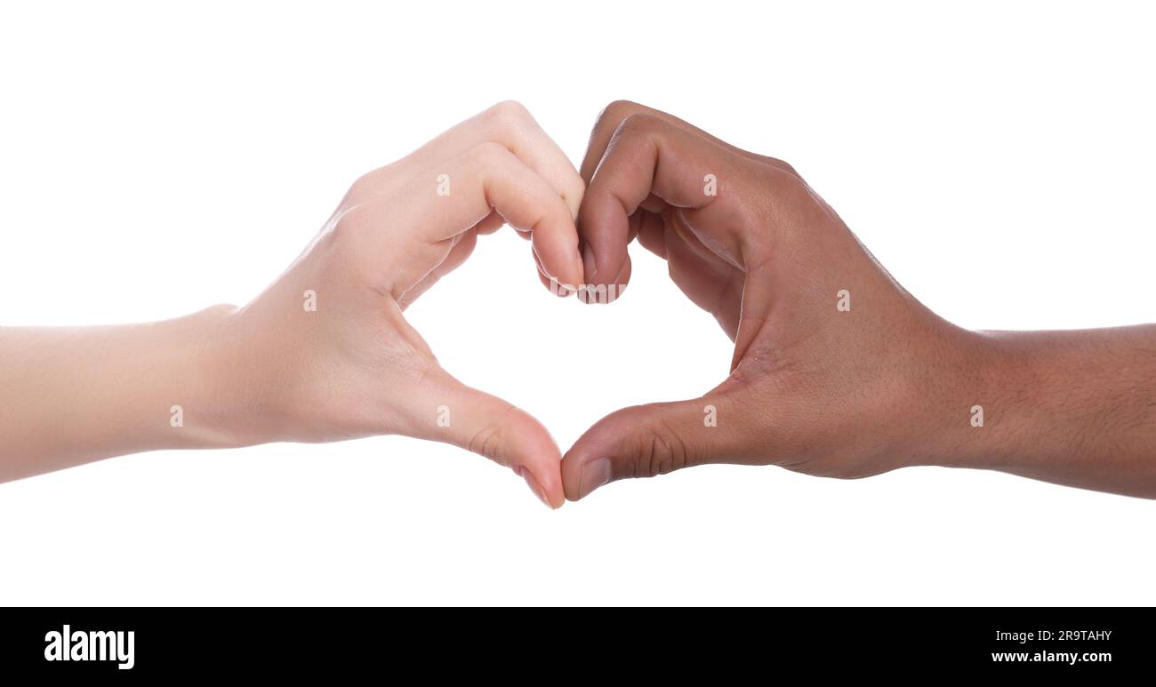 Diverse hands making heart hi-res stock photography and images - Alamy