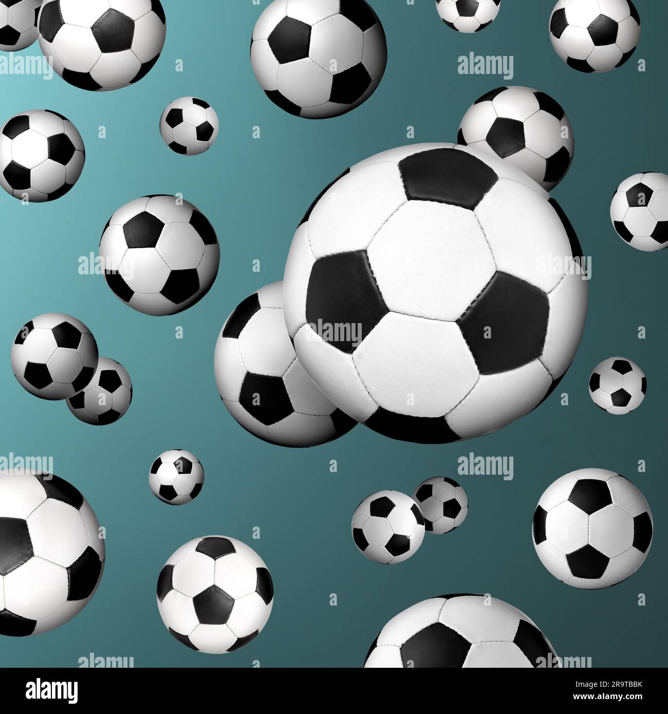 White background goal kick air hi-res stock photography and images - Alamy