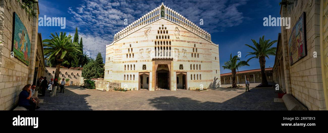 Basilica of Annunciation, Roman Catholic church on town square ...
