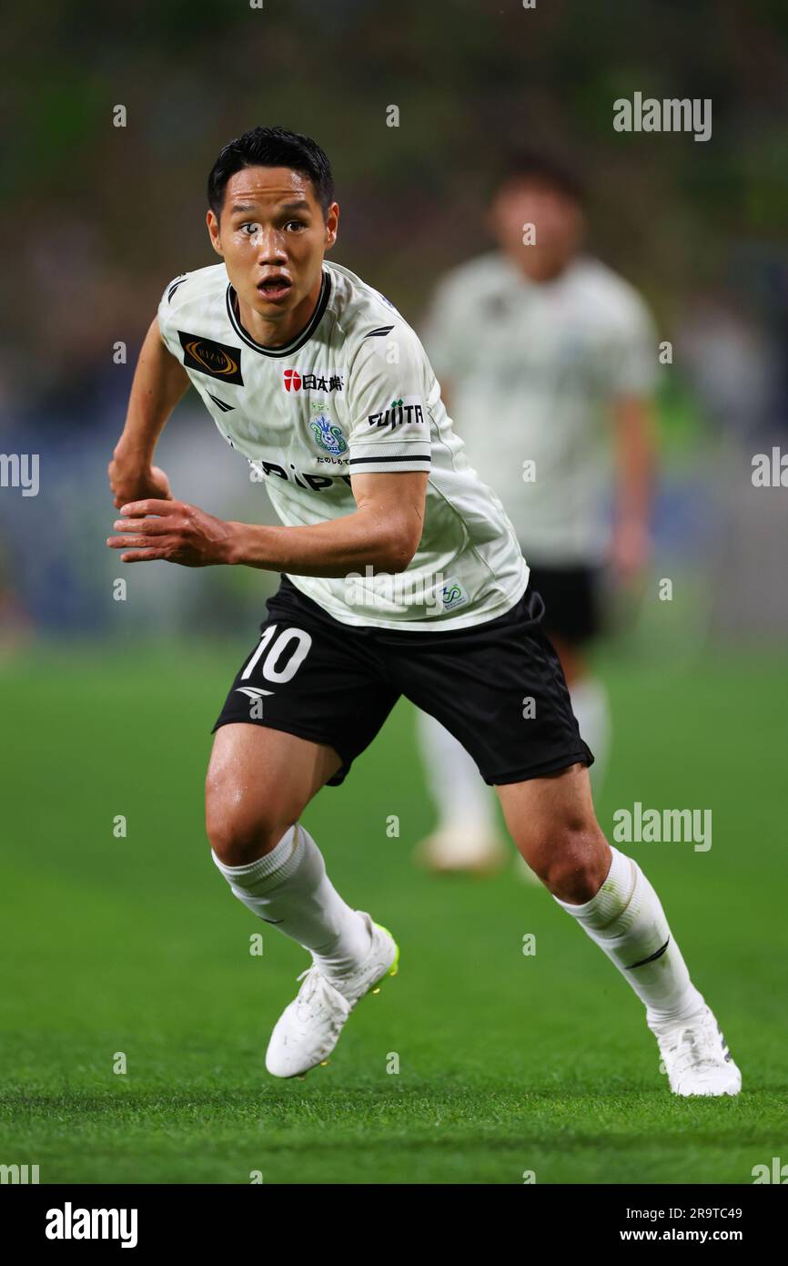 Saitama, Japan. 28th June, 2023. Naoki Yamada (Bellmare) Football ...