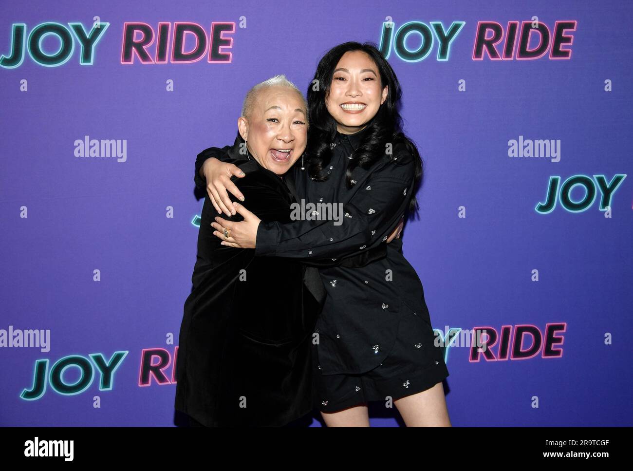 Lori Tan Chinn, left, and Awkwafina attend the special screening of ...