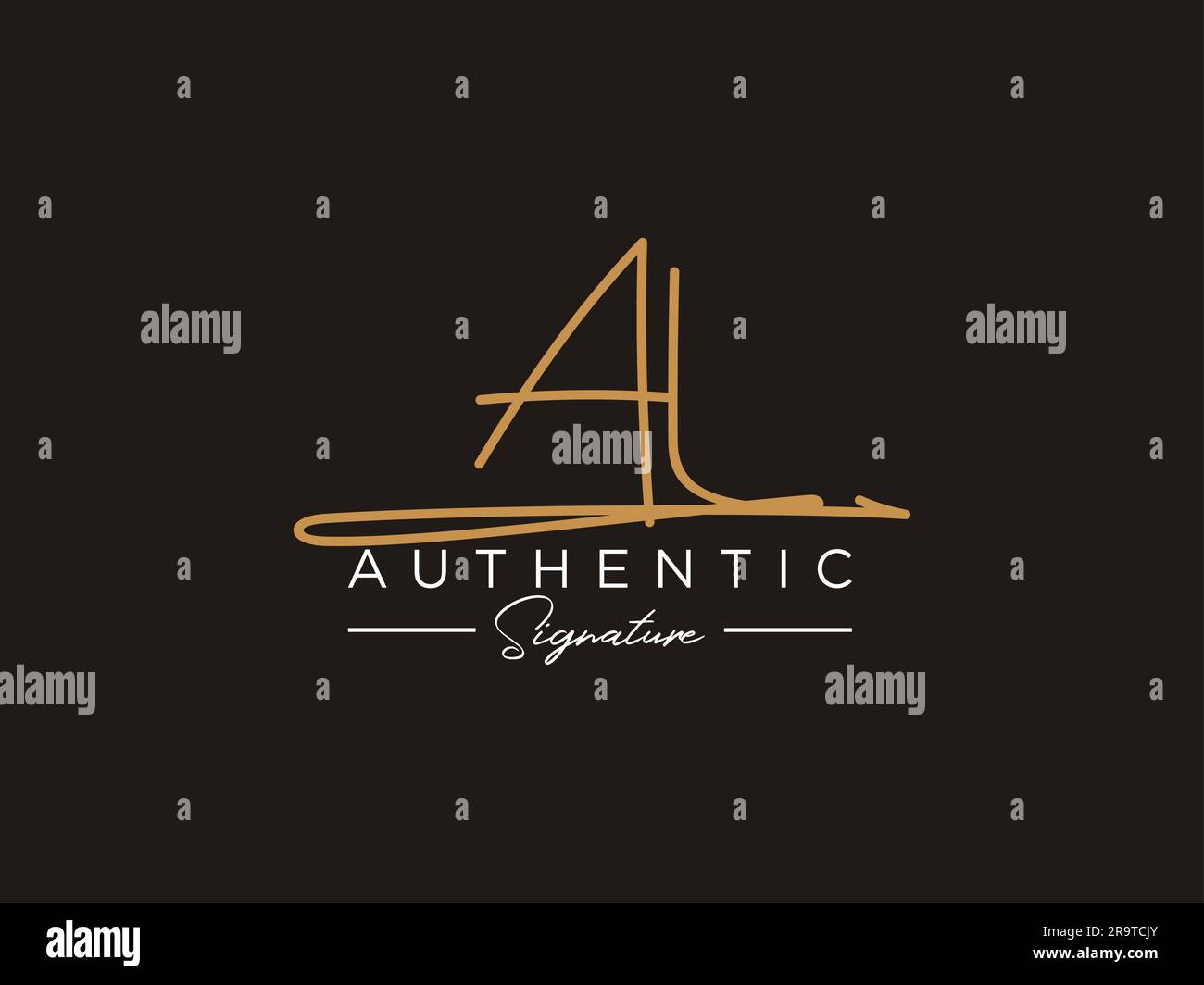 Al modern logo hi-res stock photography and images - Alamy