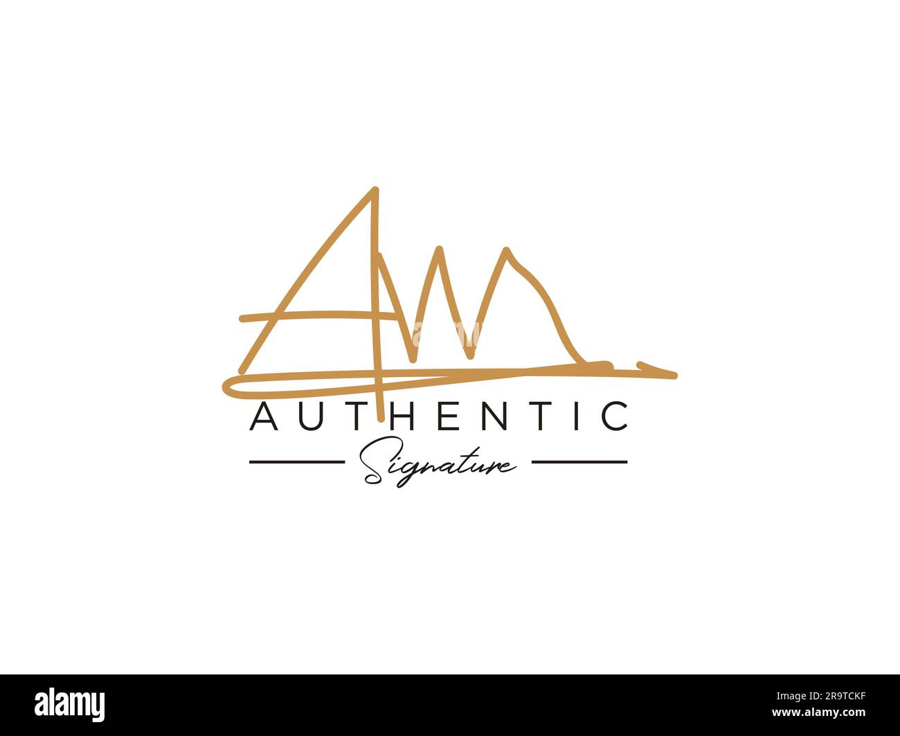 Aw signature hi-res stock photography and images - Alamy