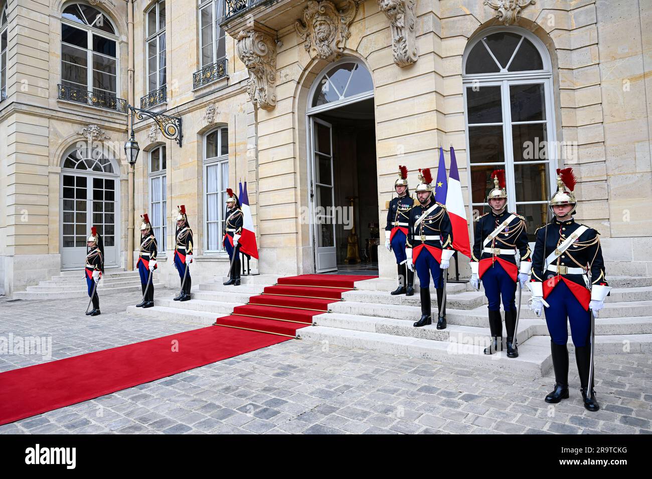 Paris, France. 28th June, 2023. Illustration (atmosphere) shows a ...