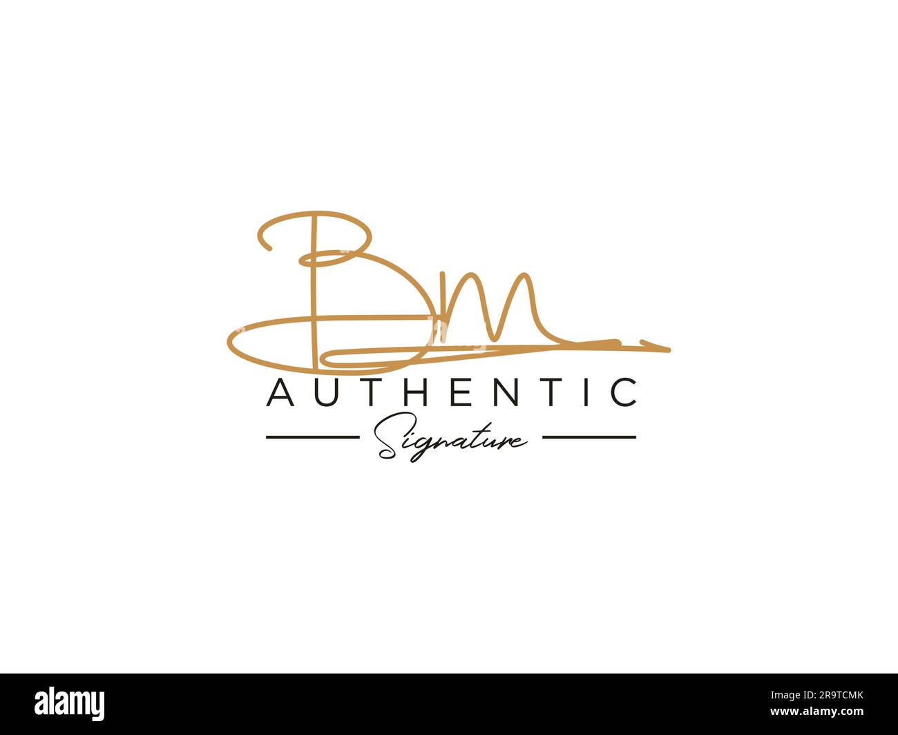 Bm signature hi-res stock photography and images - Alamy