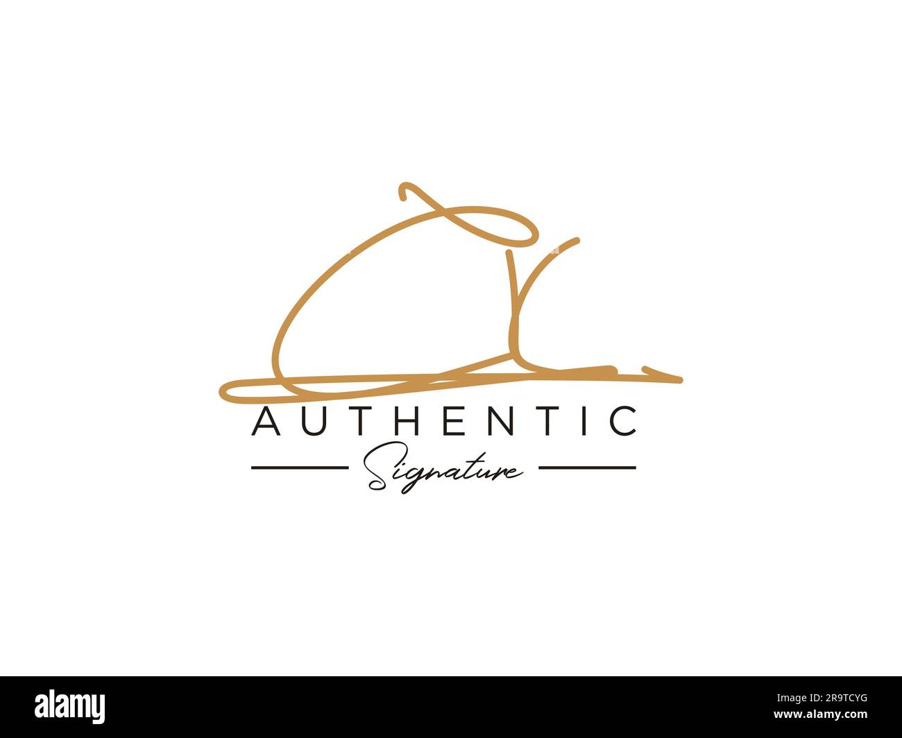 CR Signature Logo Template Vector Stock Vector Image & Art - Alamy