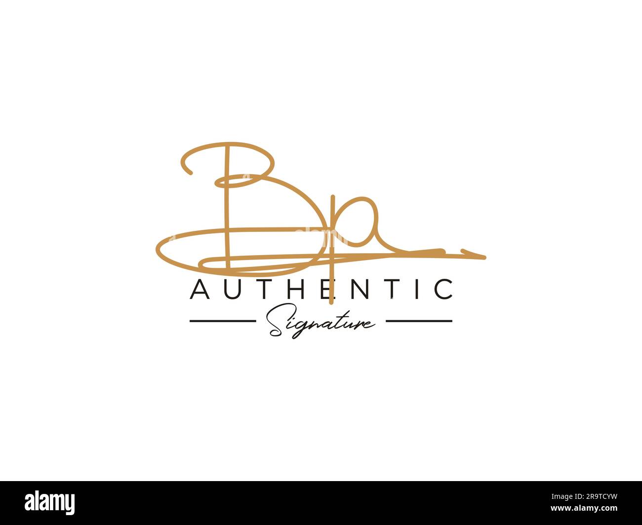 BP Signature Logo Template Vector Stock Vector Image & Art - Alamy