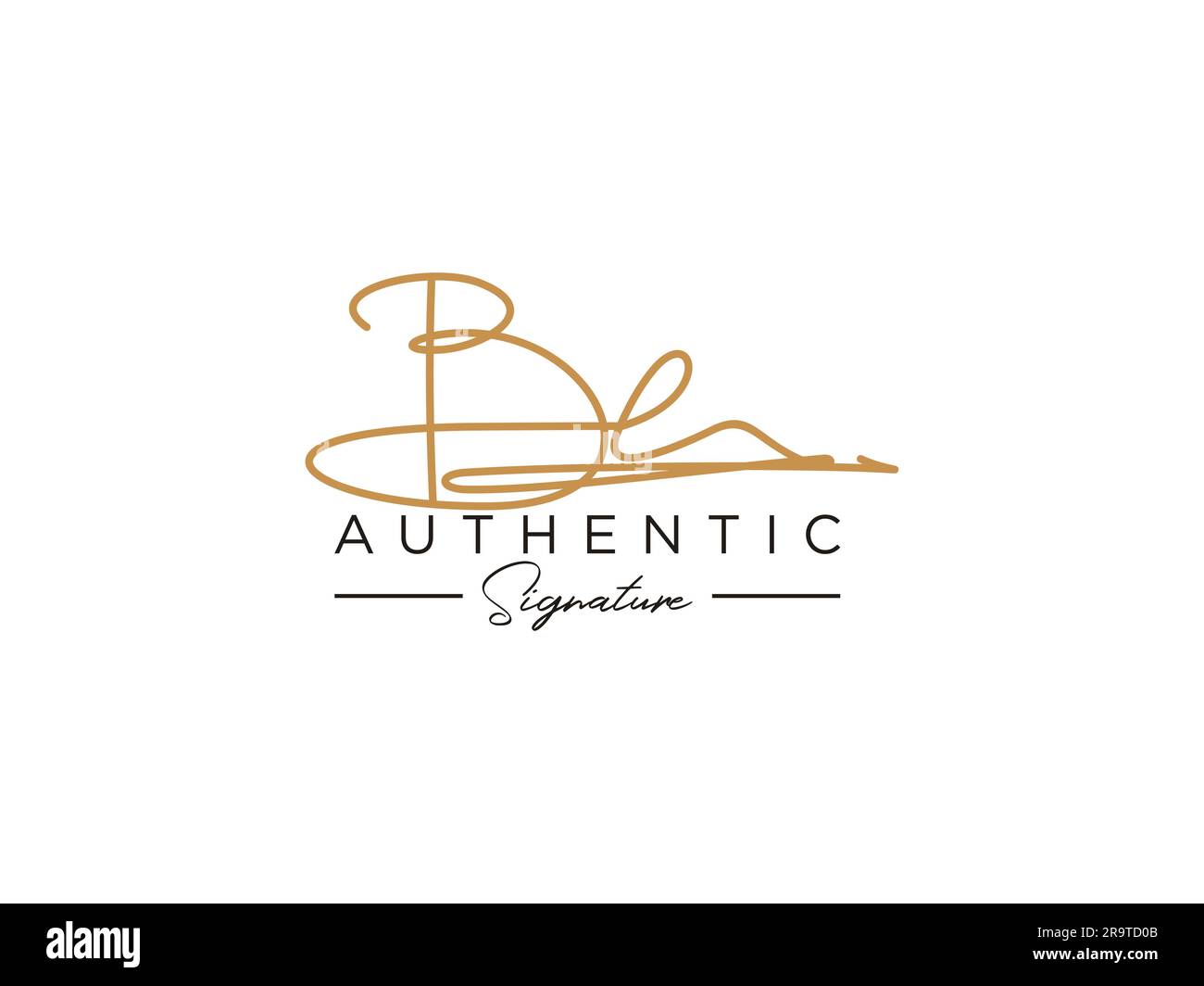 BE Signature Logo Template Vector Stock Vector Image & Art - Alamy