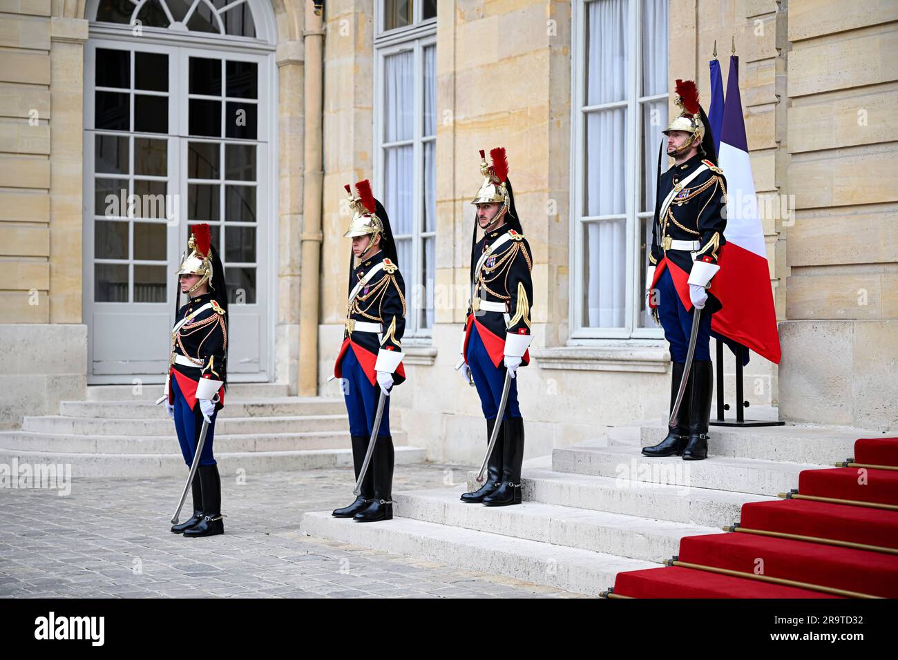 Paris, France. 28th June, 2023. Illustration (atmosphere) shows a ...