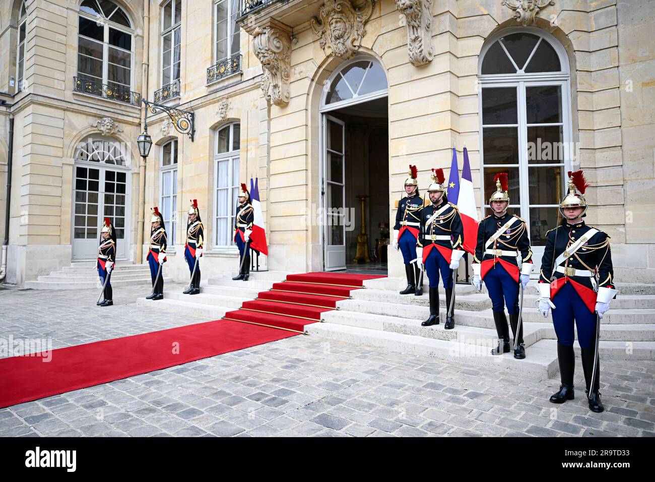 Paris, France. 28th June, 2023. Illustration (atmosphere) shows a ...