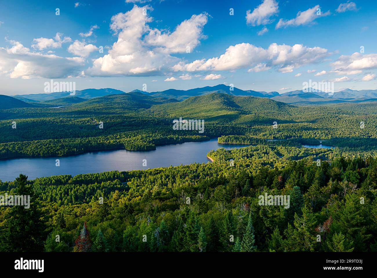 Rich Lake and the High Peaks from Goodnow Mountain, Adirondack ...