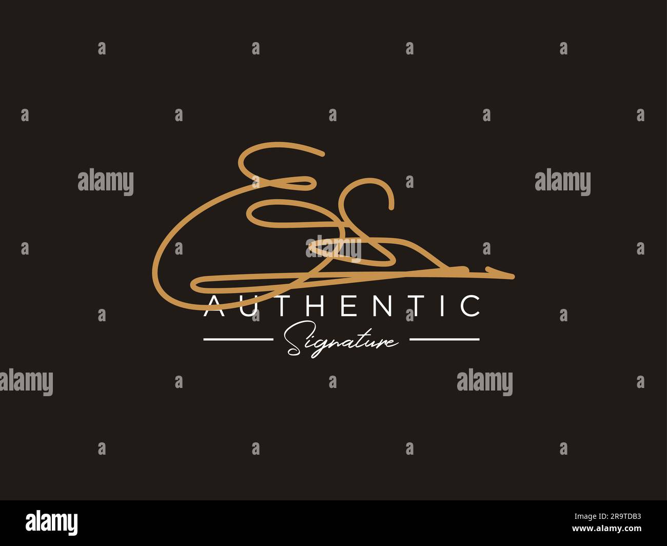Es logotype hi-res stock photography and images - Alamy