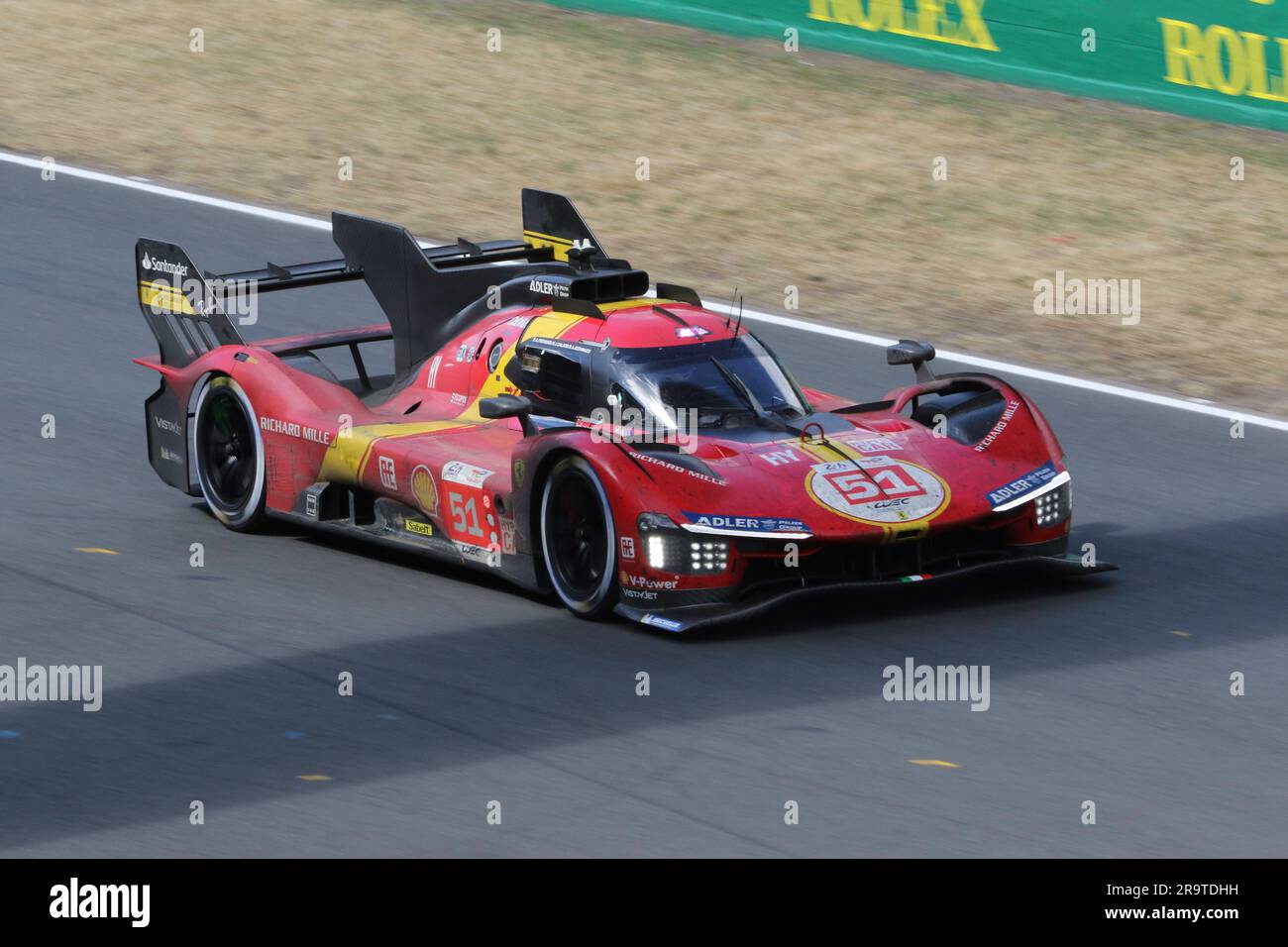 Le Mans 2023 Centenary Winner Ferrari 499p Hypercar Number 51 Stock