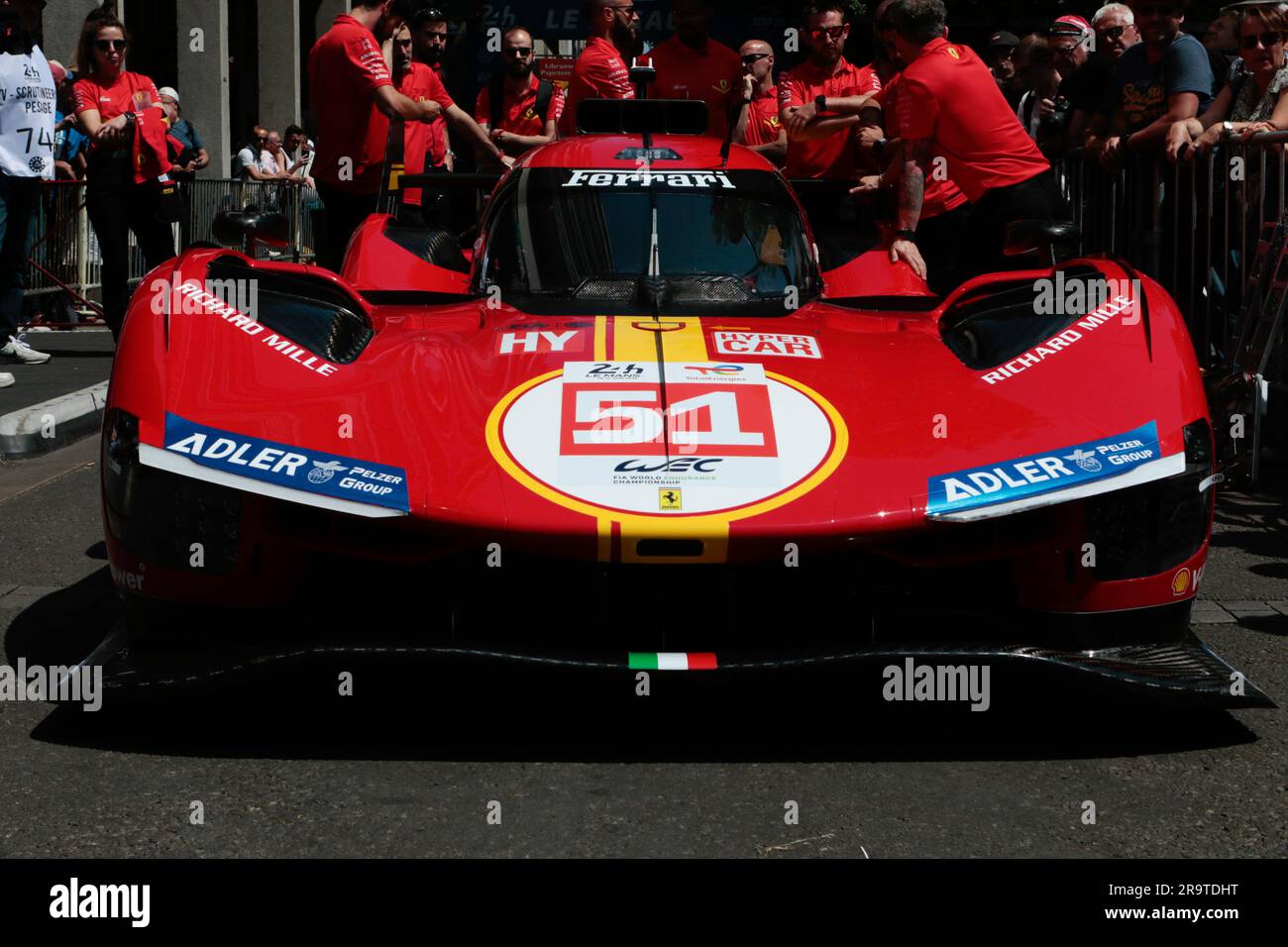 Le Mans 2023 centenary winner ferrari 499P hypercar number 51 Stock ...