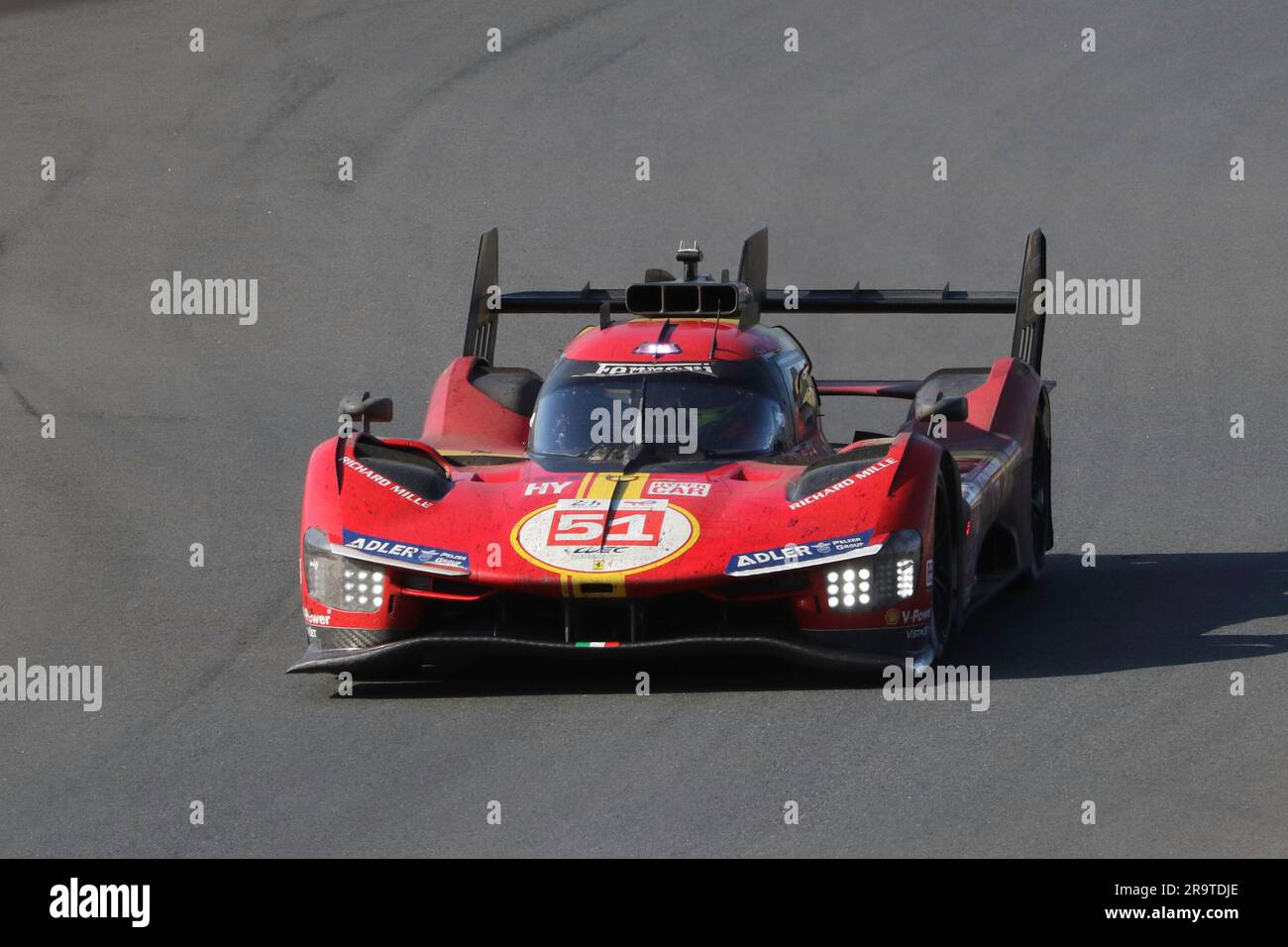 Le Mans 2023 Centenary Winner Ferrari 499p Hypercar Number 51 Stock
