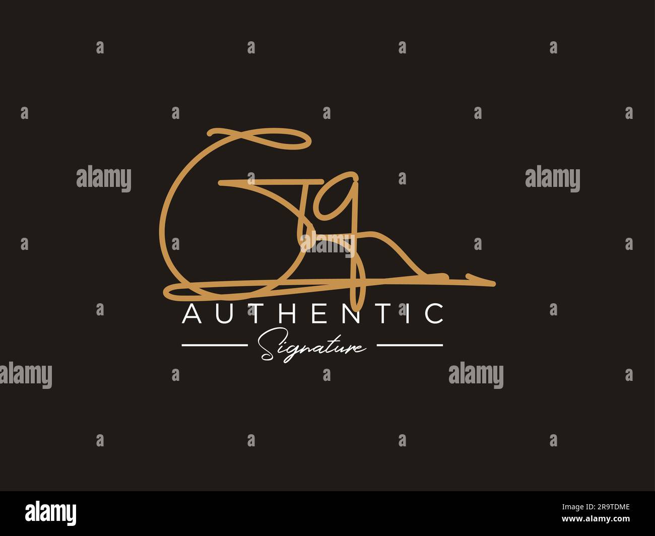 Letter gq vector vectors hi-res stock photography and images - Alamy