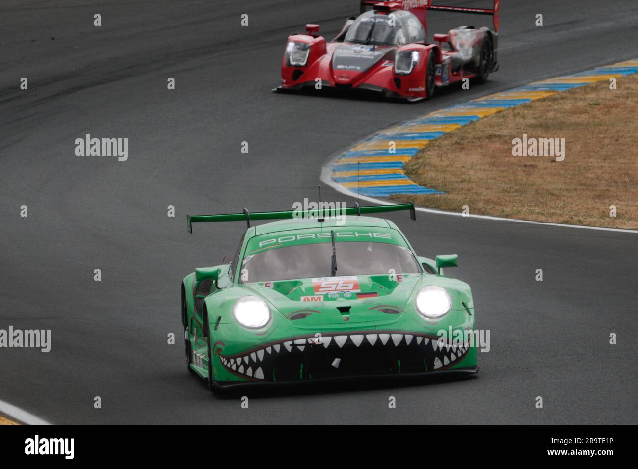 Rexy, the world famous T-Rex themed porsche 911 racing at the le mans ...