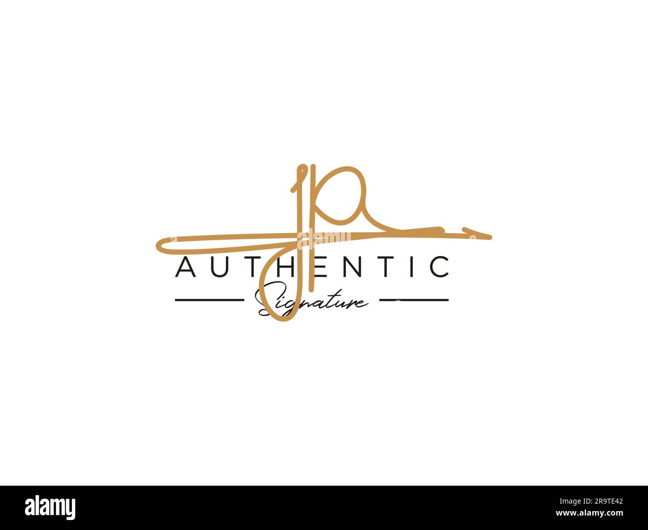 JP Signature Logo Template Vector Stock Vector Image & Art - Alamy