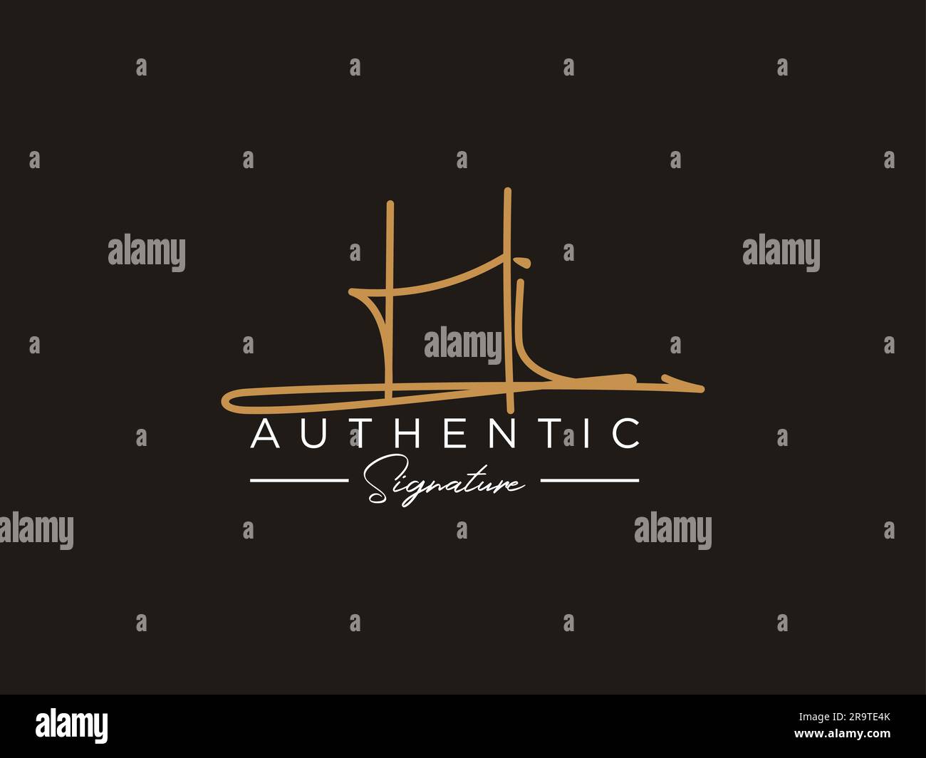 Handwriting font hi hi-res stock photography and images - Alamy