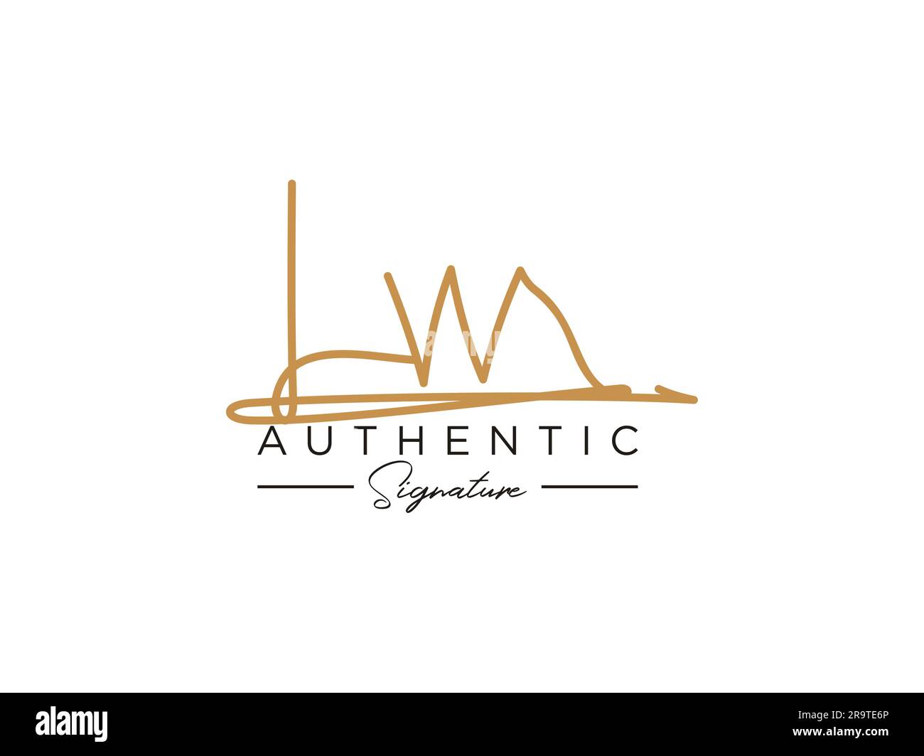 Lw signature hi-res stock photography and images - Alamy