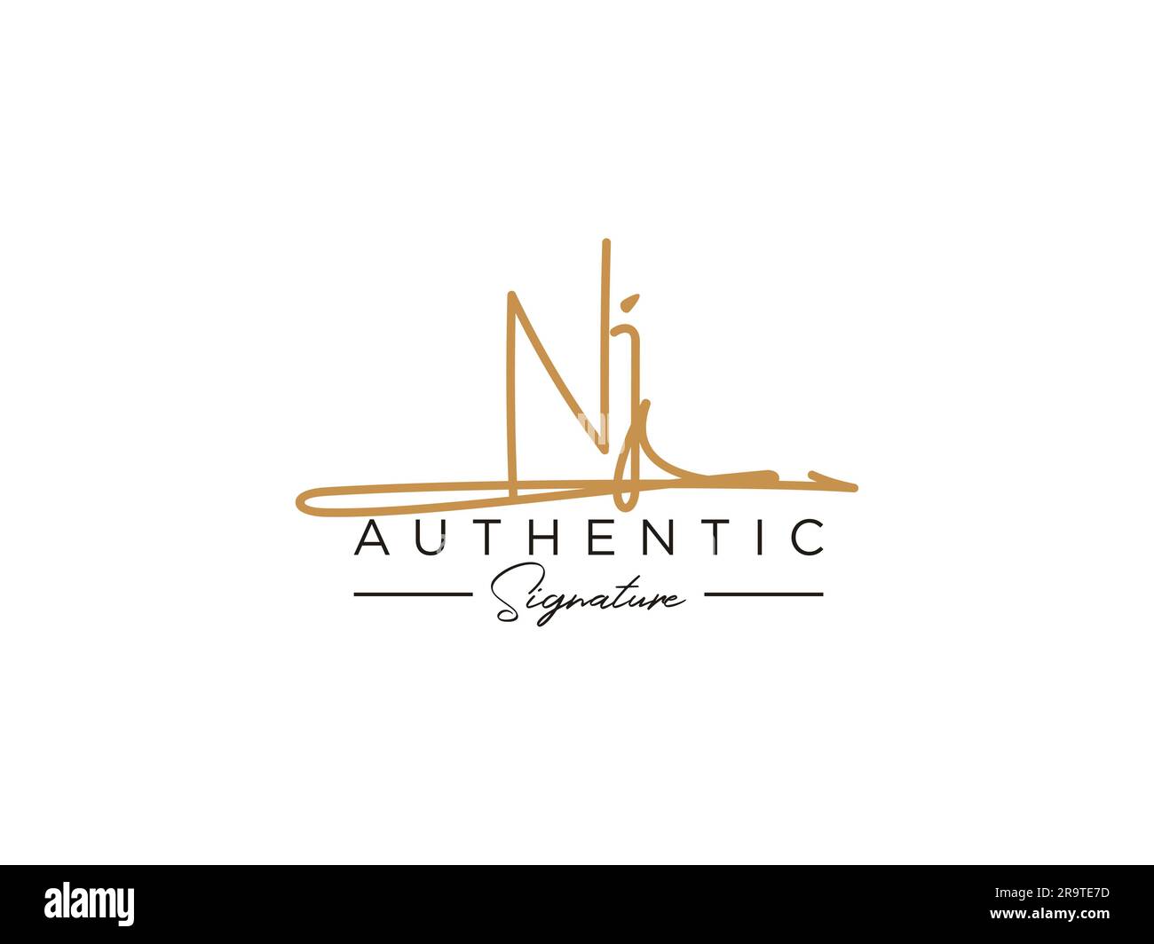 Letter nj vector vectors hi-res stock photography and images - Alamy