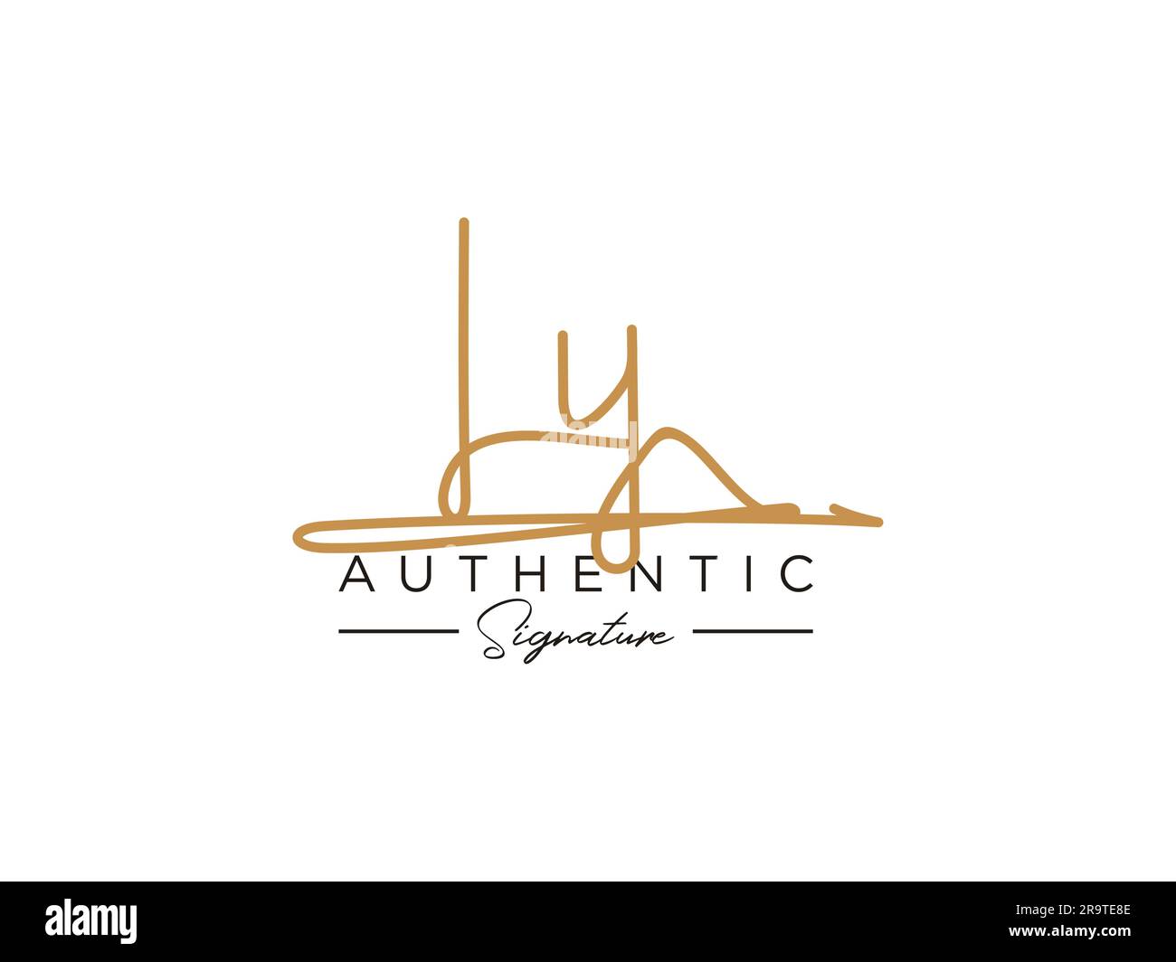 LY Signature Logo Template Vector Stock Vector Image & Art - Alamy
