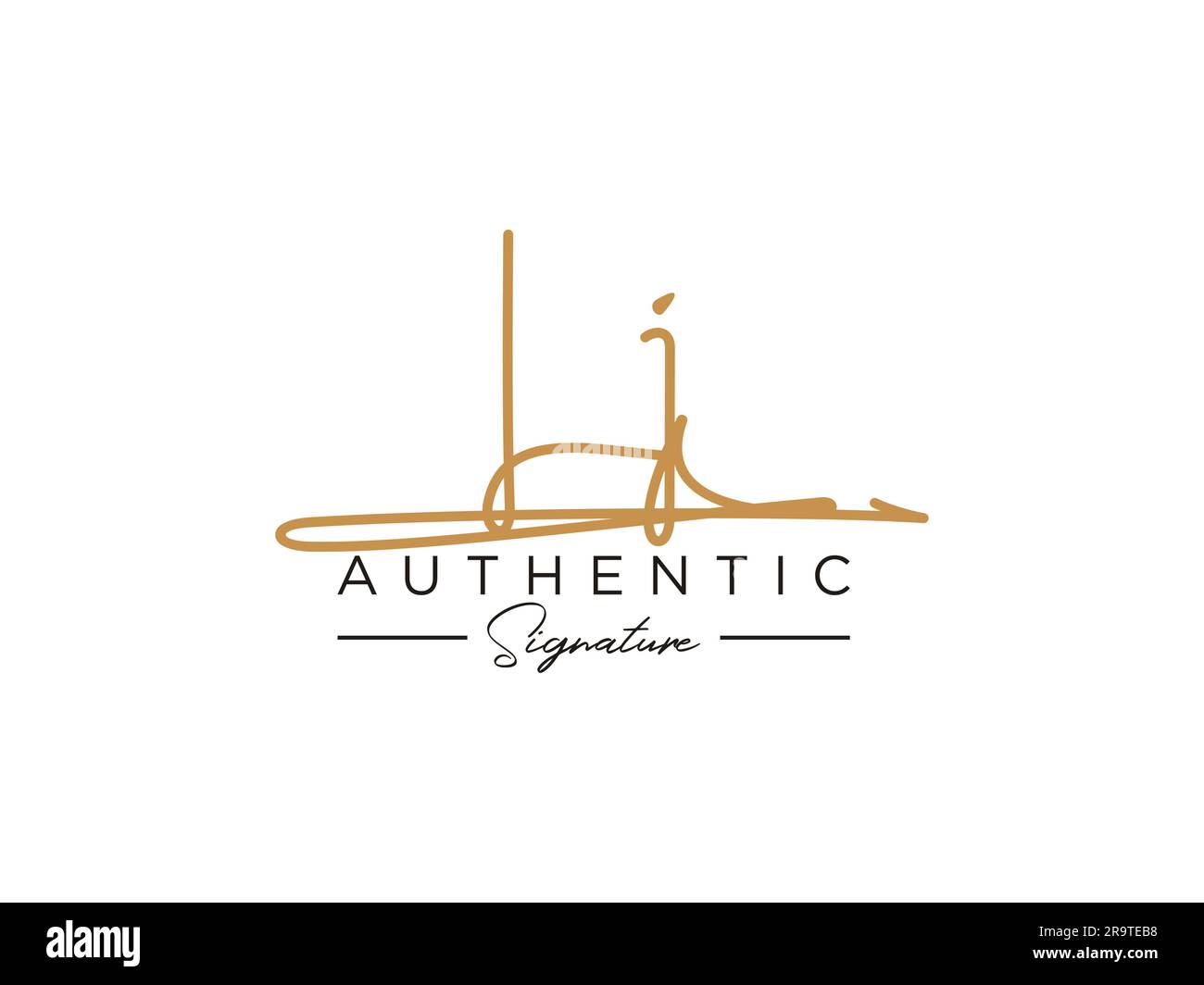 Lj font Stock Vector Images - Alamy