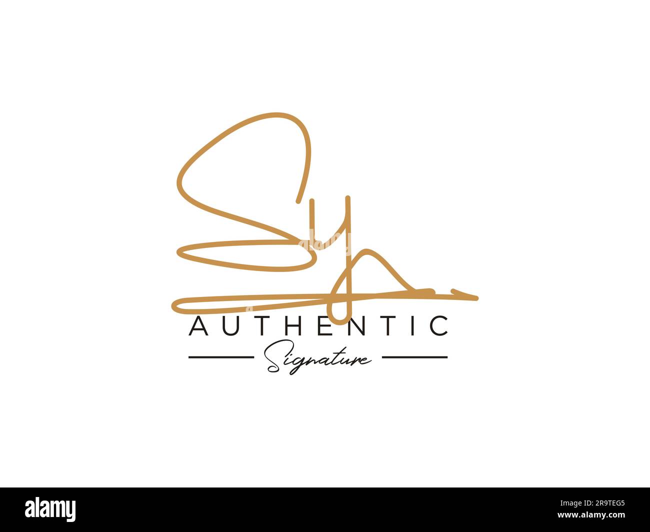 SY Signature Logo Template Vector Stock Vector Image & Art - Alamy