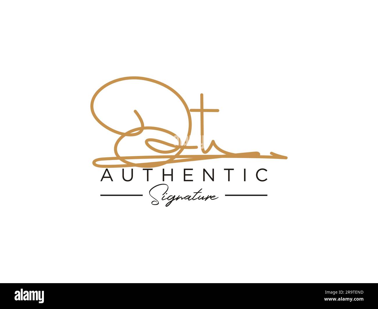 OT Signature Logo Template Vector Stock Vector Image & Art - Alamy